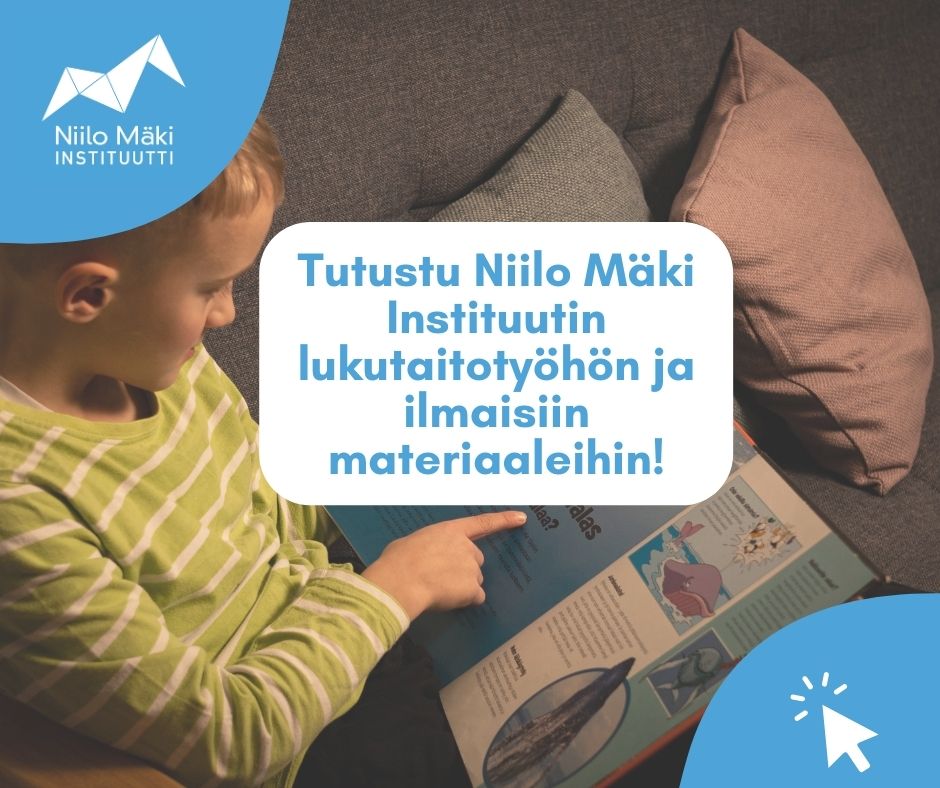 Lukutaitotyötä Niilo Mäki Instituutissa • Niilo Mäki Instituutti