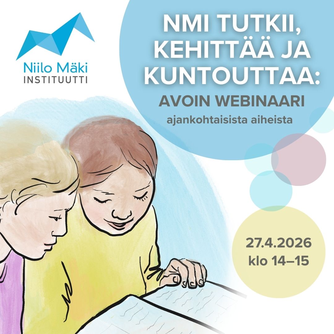 NMI tutkii, kehittää ja kuntouttaa – avoin webinaari ajankohtaisista ...